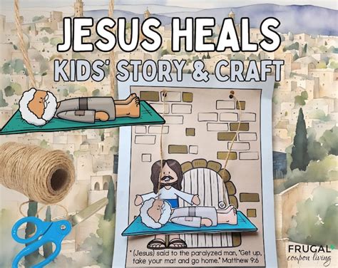 Printable Jesus Heals A Paralyzed Man Craft