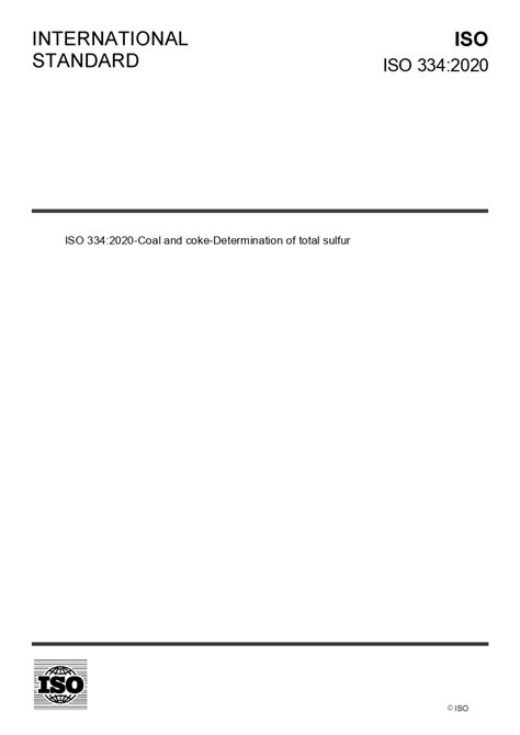 ISO 334 2020