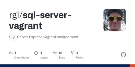 Github Rglsql Server Vagrant Sql Server Express Vagrant Environment