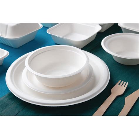 Fiesta Compostable Bagasse Plates Round 260mm Pack Of 50 Cw904