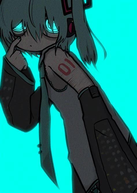 Safebooru 1girl Akanbe Arm Tattoo Arm Warmers Bare Shoulders Blue