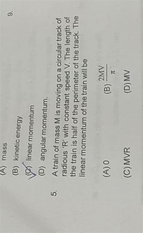 linear momentum filo