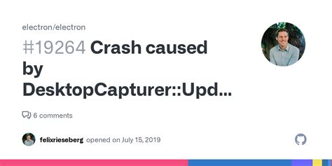 crash caused by desktopcapturer updatesourceslist desktopmedialist
