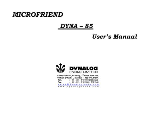 Dyna85 Pdf Operating Systems Computer Software And Applications