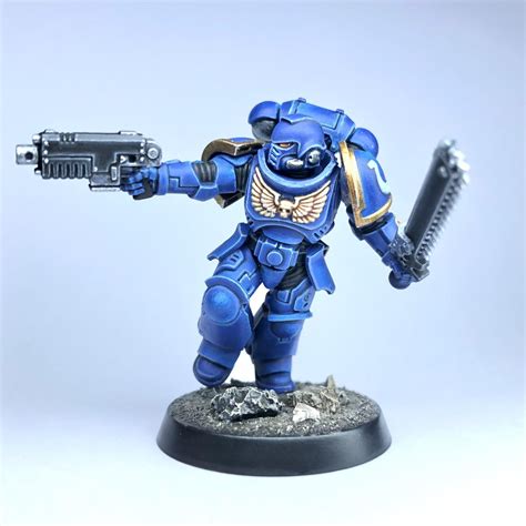 Space Marine Assault Intercessor Finished Rwarhammer40k