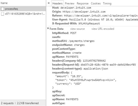 Authentication Authenticating Quickbooks Api Stack Overflow
