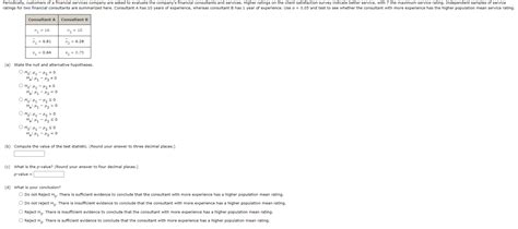 Solved A State The Null And Alternative Hypotheses Chegg
