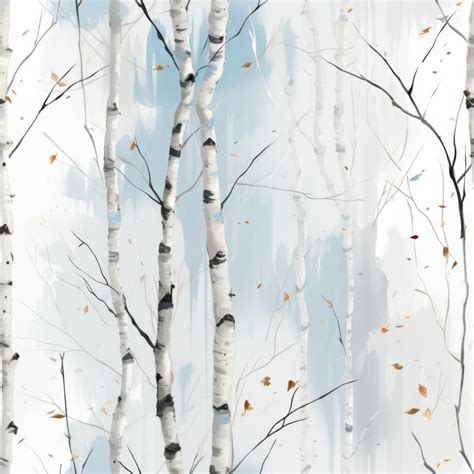 Natures Tranquil Birch Trellis Design Seamless Pattern Design For Download