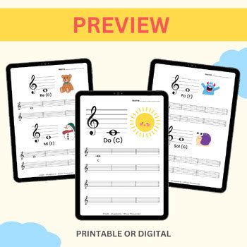 G Clef Notes Learning By Mugglearts Music Resources TPT
