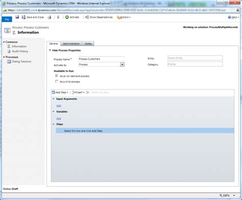 Using Dialogs For Multiple Entities In Ms Dynamics Crm Abto Software