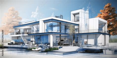 Modern Home Construction Industrial And Technological Aesthetics Merge