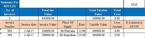 How To Fill Excel Offline Tool For GST Return GST Return Format