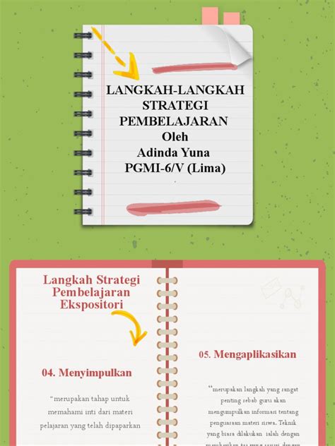 Langkah Langkah Strategi Pembelajaran Pdf