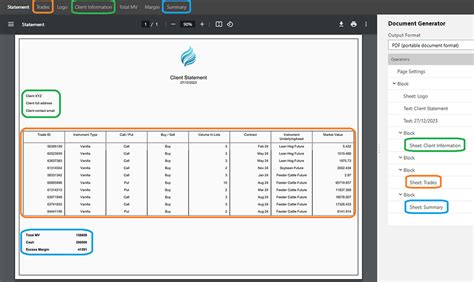 client statements datascade