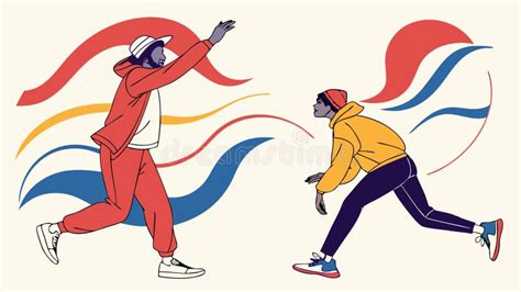 Active Person Dancing Vector Movement And Energetic Lifestyle Design Generative Ai Stock Vector