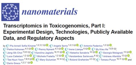 Transcriptomics In Toxicogenomics Part I Experimental Design Technologies Publicly Available
