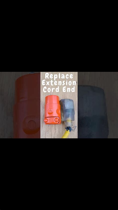 How To Replace A Bad Extension Cord Plug Shorts