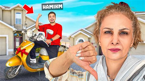 موتور خریدم و مامانم از خونه بیرونم کرد 😂🤕 Vlog Youtube