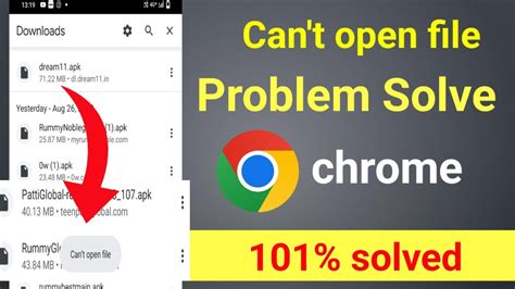 can t open file problem chrome how to solve can t open file problem
