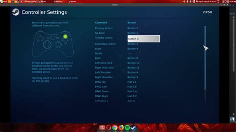 configuring gamepad on steam r linux gaming