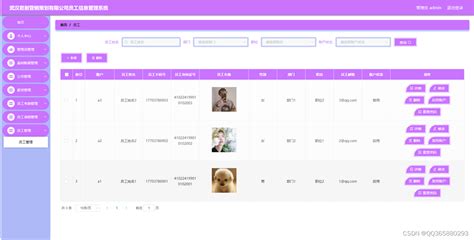 基于java的员工信息管理系统 Csdn博客