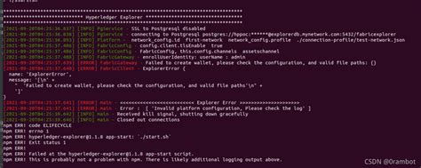 Hyperledger Fabric项目搭建区块链浏览器hyperledger Blockchain Explorerfabric搭建区块链
