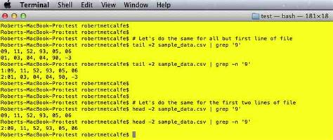 more linux bash mac terminal tutorial robert james metcalfe blog