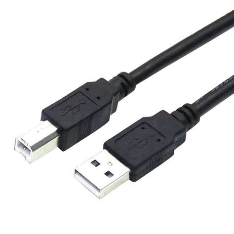 Black Usb Printer Cable Usb 2 0 Type A Male To Typ Grandado