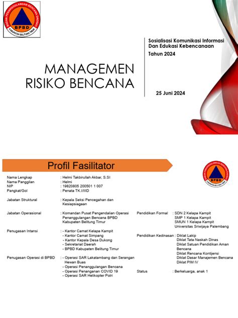 Managemen Risiko Bencana 2 Pdf