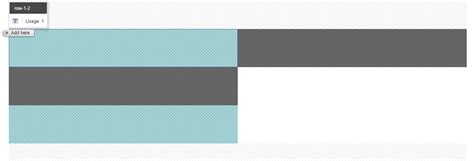 how we can create two column layout and assign partial page using
