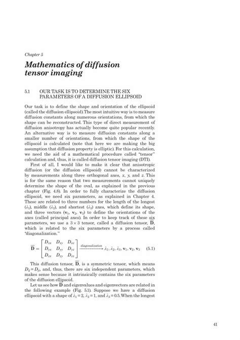 pdf introduction to diffusion tensor imaging mathematics of