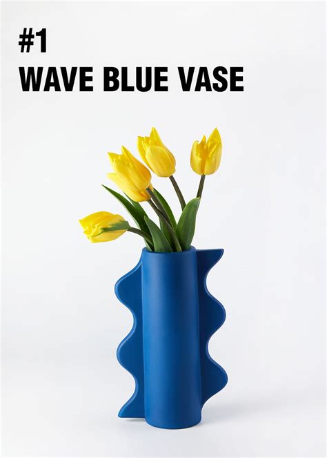 Wave Edition 1 웨이브 블루 화병
