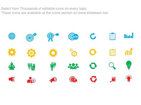 Swot Analysis Diagram With Icons Powerpoint Slides