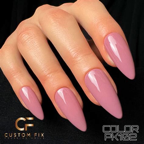 Basic Fix Pink Custom Press Onnails Custom Fix Nails