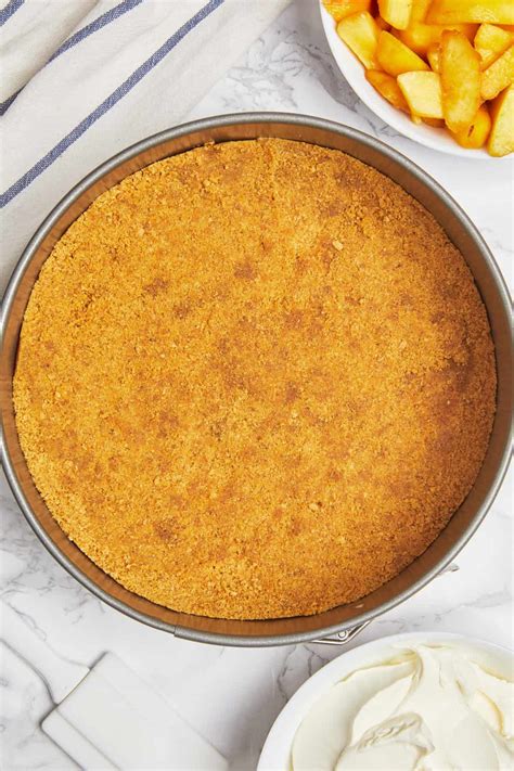 Peach Cheesecake Food Faith Fitness