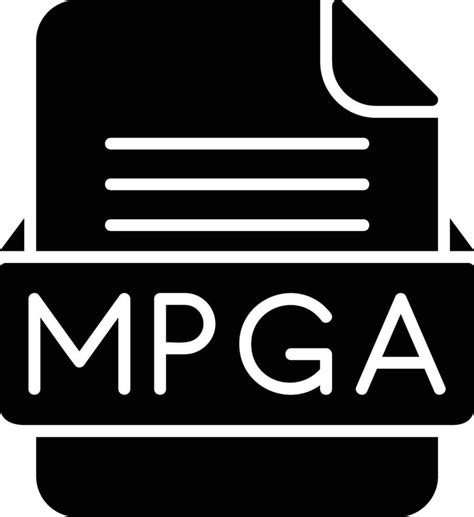 Mpga File Format Line Icon 28643512 Vector Art At Vecteezy