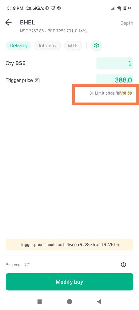 shoeb ansari on linkedin groww on your order pad limit price text is