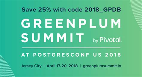 Greenplum The Postgres Community And Postgresconf