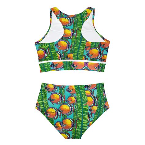 Sporty Bikini Set Gulf Streaming Carroll Swayze Art
