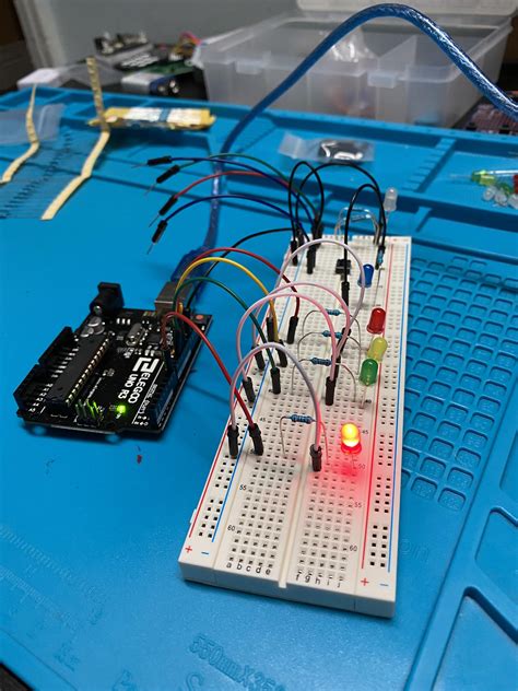 Finally Started Some Tutorials Rgb Led Push Switch Traffic Light And Morse Code Led Artofit