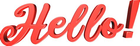 Hello Text Pngs For Free Download