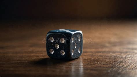 A Single Die Showing Same Number On Different Sides Symbolizing Luck