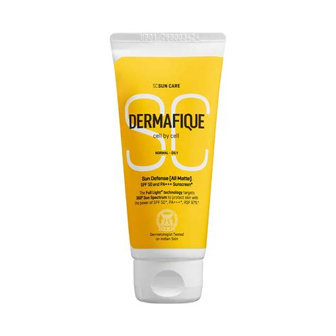 Dermafique Sun Defense All Matte Sunscreen Spf G