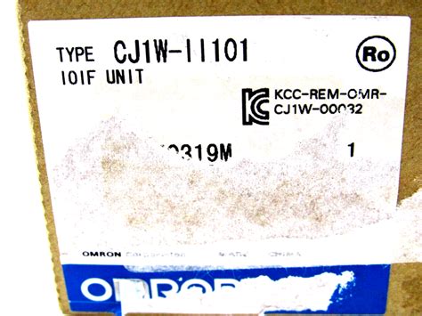 New Omron Cj1w Ii101 Interface Unit Cj1wii101 Sb Industrial Supply Inc