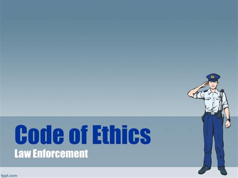 Police Code Of Ethics Ph
