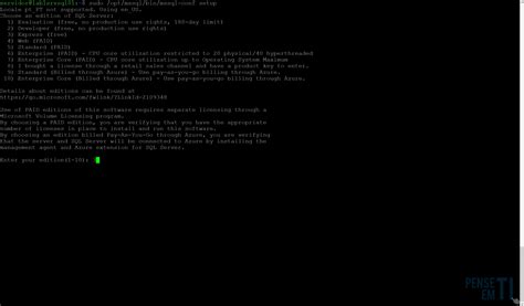 Instalação Microsoft Sql Server No Linux Pense Em Ti