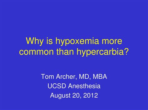 Ppt Why Is Hypoxemia More Common Than Hypercarbia Powerpoint Presentation Id 1999837