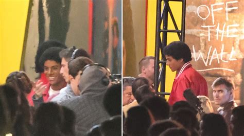 Michael Jacksons Nephew Jaafar Looks Just Like Him On Film Set