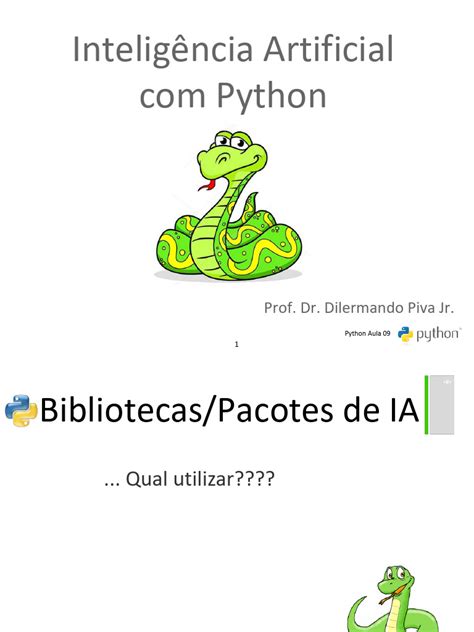 Inteligencia Aritificial Com Python Biblioteca Do Python Pdf
