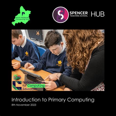 Computing Hubs Introduction To Primary Computing Spencer Teaching School Hub